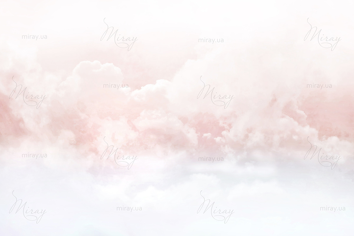 Light Pink Clouds Background