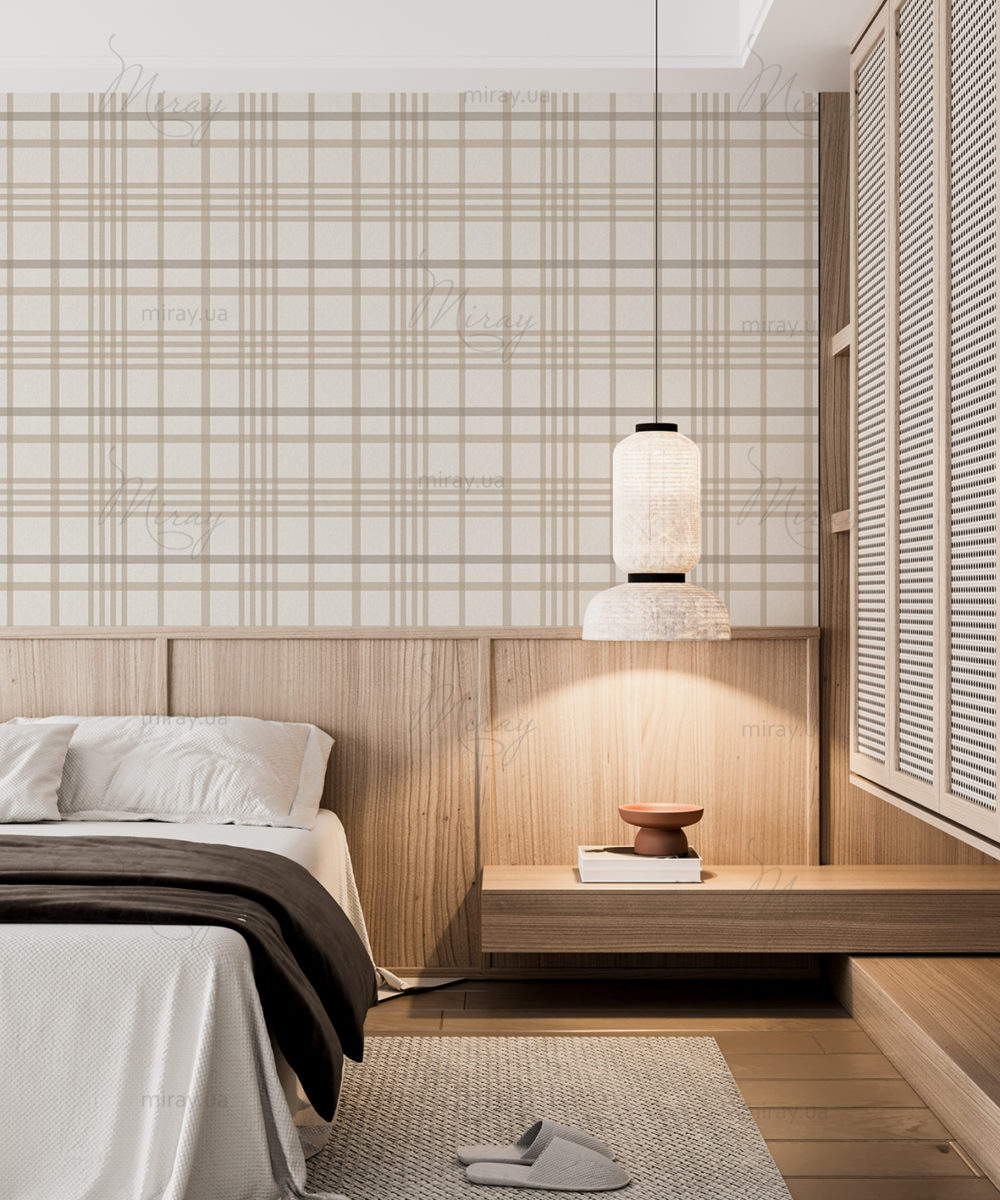 Beige pattern cage% photowallpaper to buy to order, prices in Ukraine ...